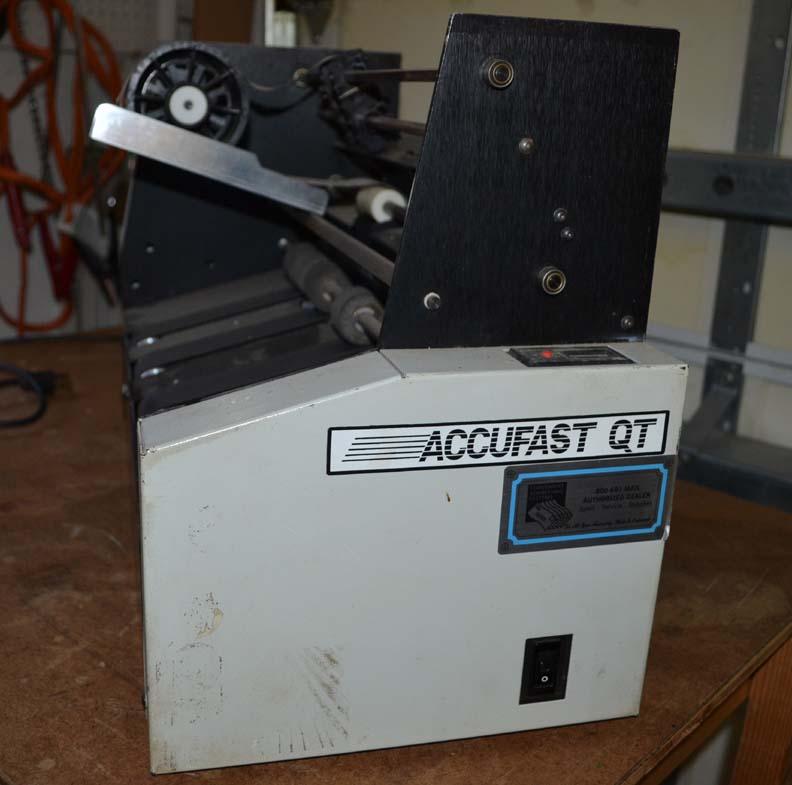 Lot #25: Accufast Model QT Tabbing Machine - Sarasota, FL - WireBids